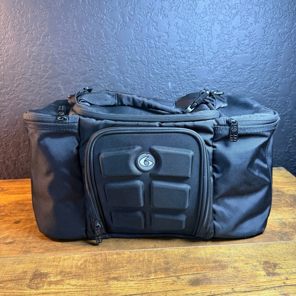 Six Pack Fitness | Bags | Six Pack Fitness Black Meal Prep Bag Gym Bag ...